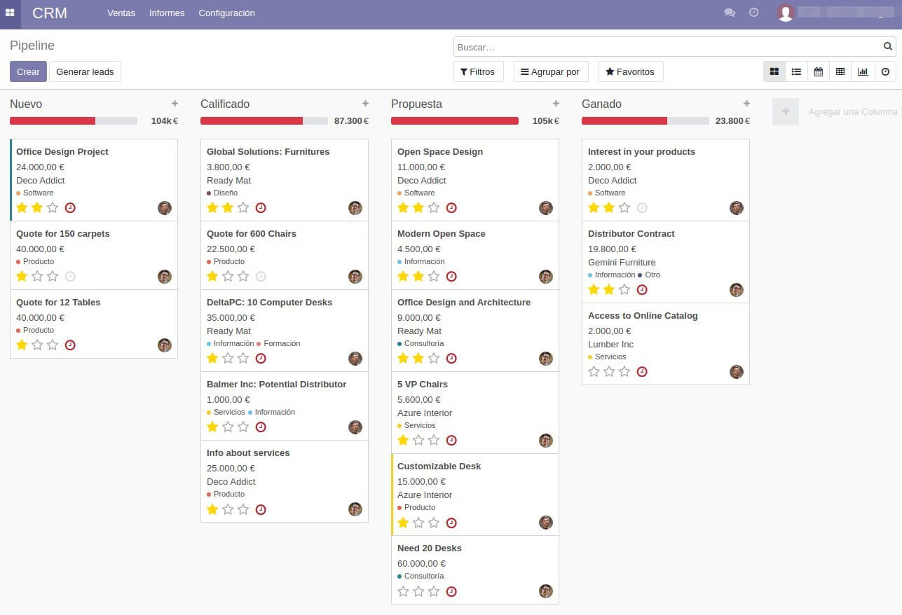 Conoce Odoo CRM y para qué se utiliza